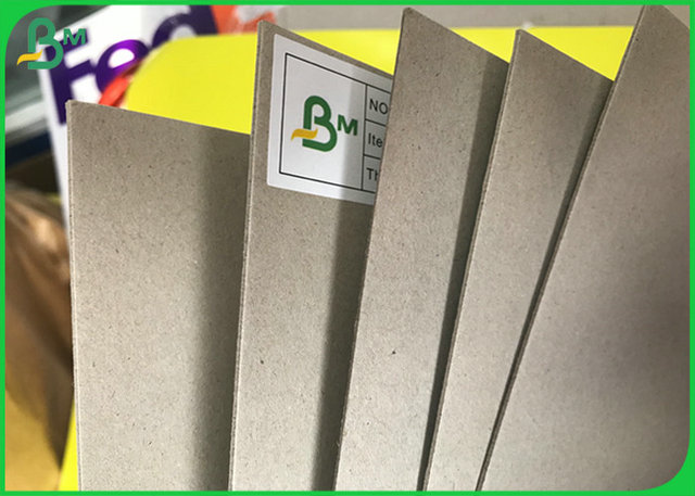 Uncoated Grey Board 2mm 2.5mm straw Carton Board Sheets For Book Cover