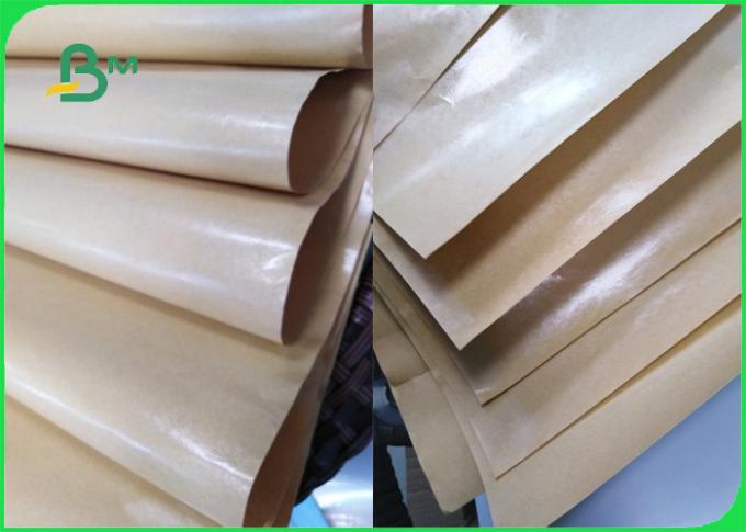 PE Coated Kraft Paper 200gsm + 15gr PE 70cm Roll For food wrapping
