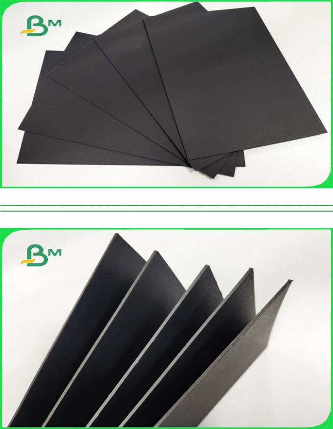 Hard Black Paperboard 100% Recycled Paper AAA Grade 1.5 / 2.0mm For ...