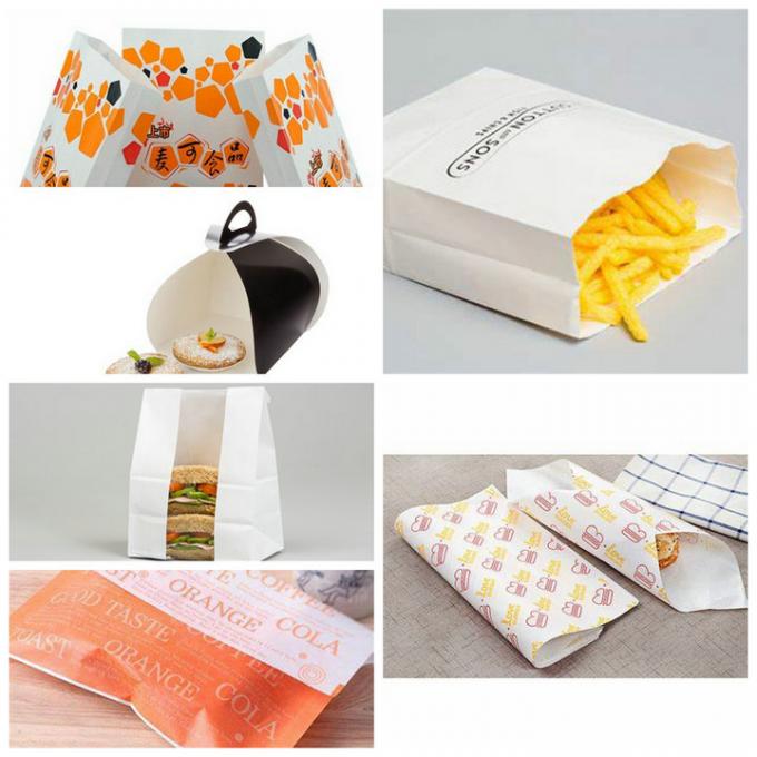 Greaseproof 100gsm 120gsm + 10g PE Coated Paper For Packing Food