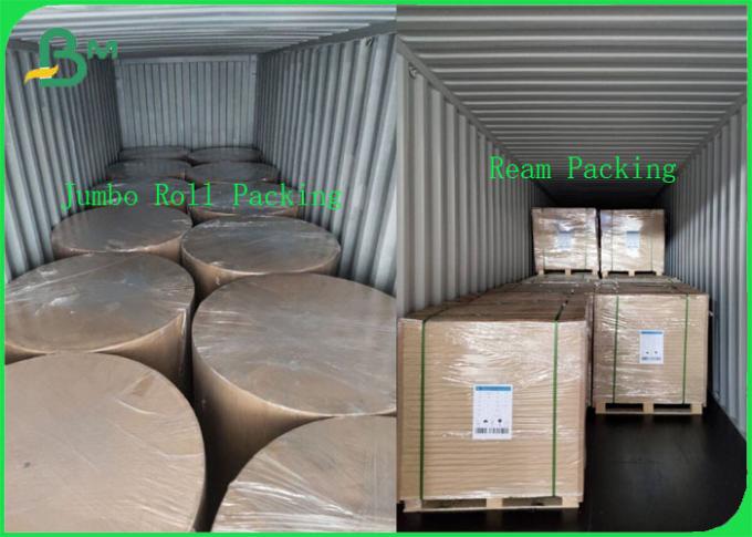 90 / 126 / 300 GSM Brown Kraft Paper For Packing In Sheet / Roll FSC ...
