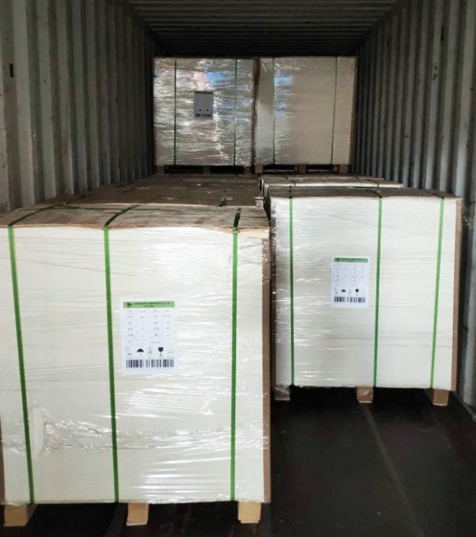 Virgin Fiber Double Sided White Coated Cardboard 1.5MM 1.8MM FBB Paper ...