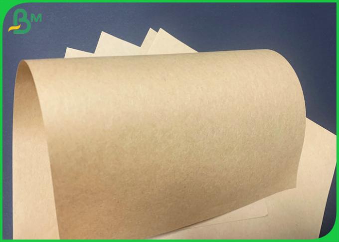 Smooth Food Grade 100gsm Brown Kraft Paper Jumbo Roll 700mm Width