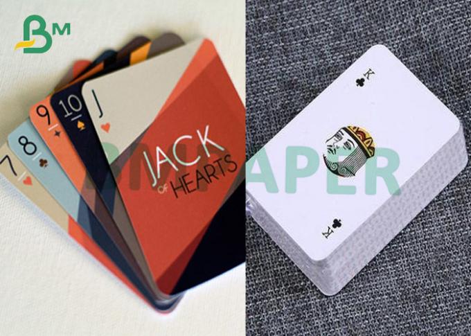 300gsm Playing Card Paper Blue Core Prevent Cheating For Printing Pattern