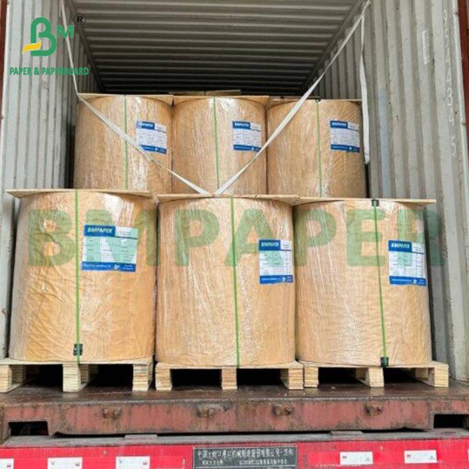 Extensible High Performance Sack Kraft Paper Unbleached Brown Cement Paper