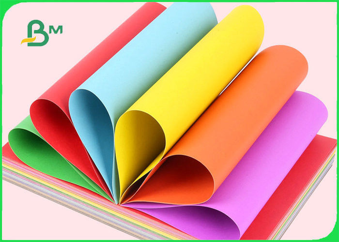 220gsm Uncoated Color Bristol Cardboard For DIY Crafts Folding Resistance