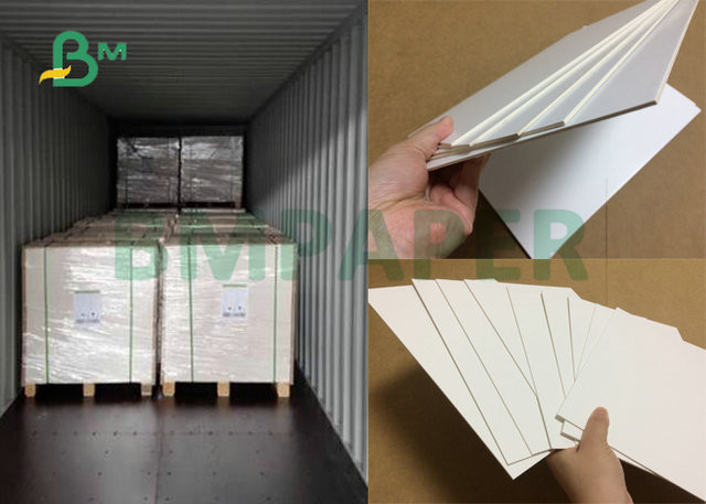 950 x 1300mm White Coated 2 Side 2.5MM 3.0MM Laminated Cardboard For ...