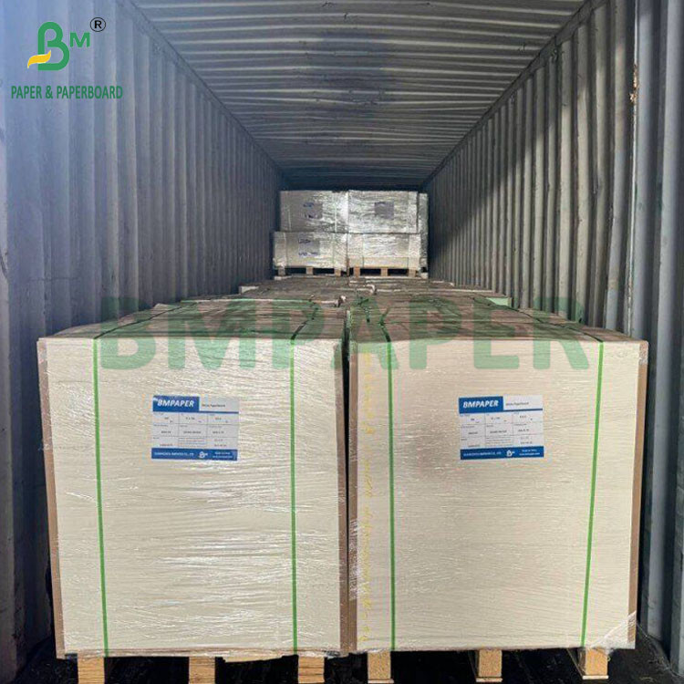 330g 0.44mm High White Paperboard Bleach Sulphate Paper For Packaging Box