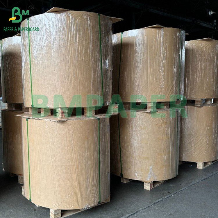 75gsm High Tensile Strength Brown Kraft Paper For Making Paper Bag Rope