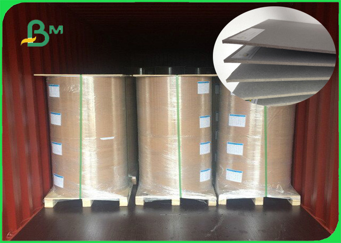 FSC 1MM 1.3MM 1.5MM 2MM Grey Cardboard Sheets / Grey Chip Card Board ...