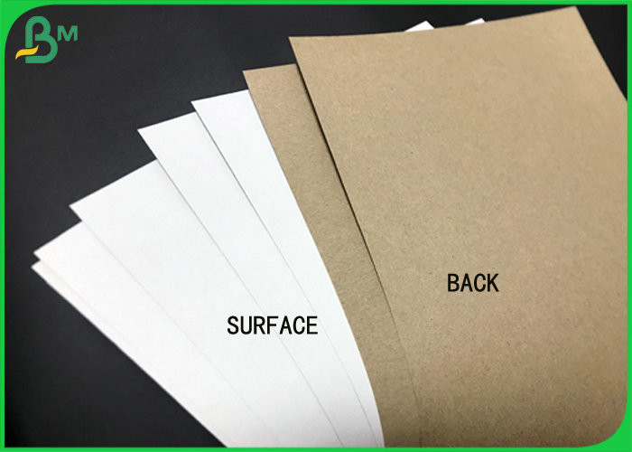 Recyclable kraft 170g 200g White Surface test liner board for Packaging ...