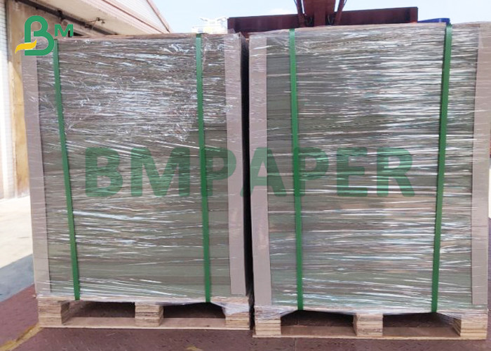 High Stiffness 1.5mm 2mm Solid Black Paperboard With Grey Back Board